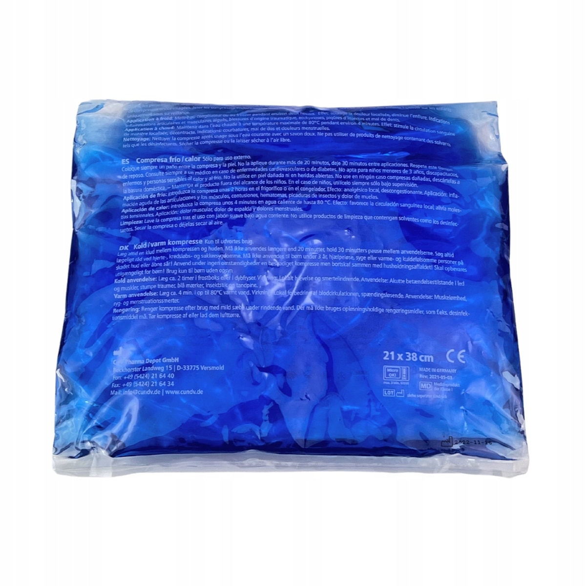 Compresa gel rece/cald, 21x38 cm - eMAG.ro