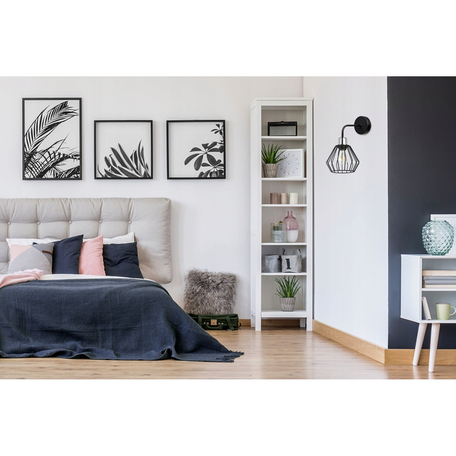Abajur, Light Home, LED, Metal, Negru - eMAG.ro