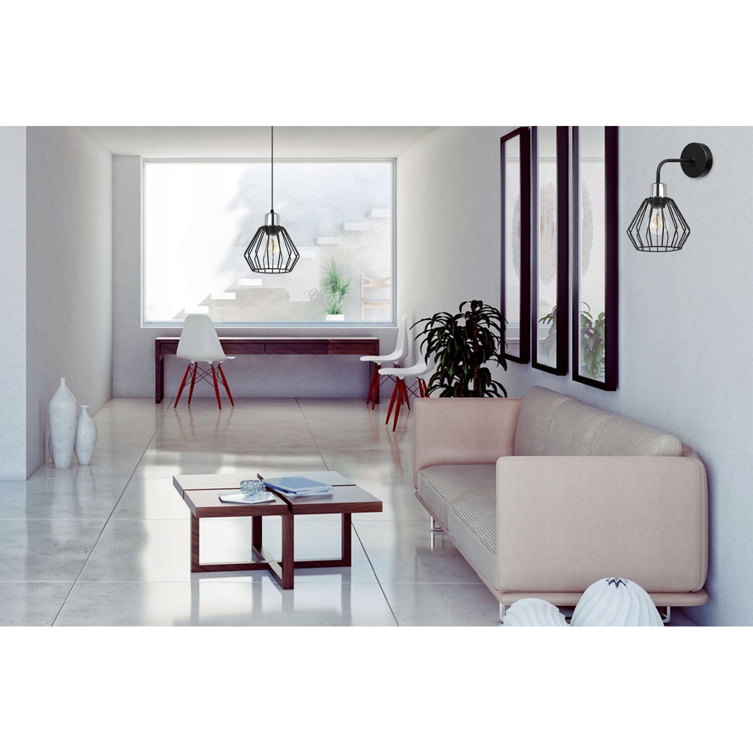 Abajur, Light Home, LED, Metal, Negru - eMAG.ro