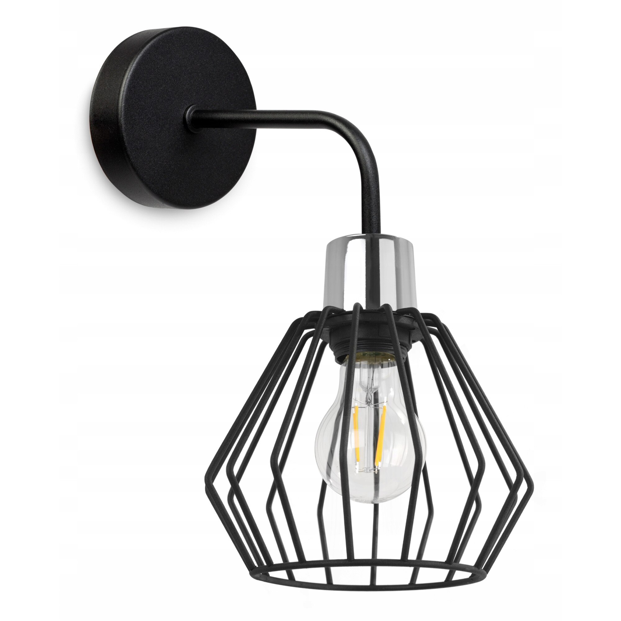 Abajur, Light Home, LED, Metal, Negru - eMAG.ro