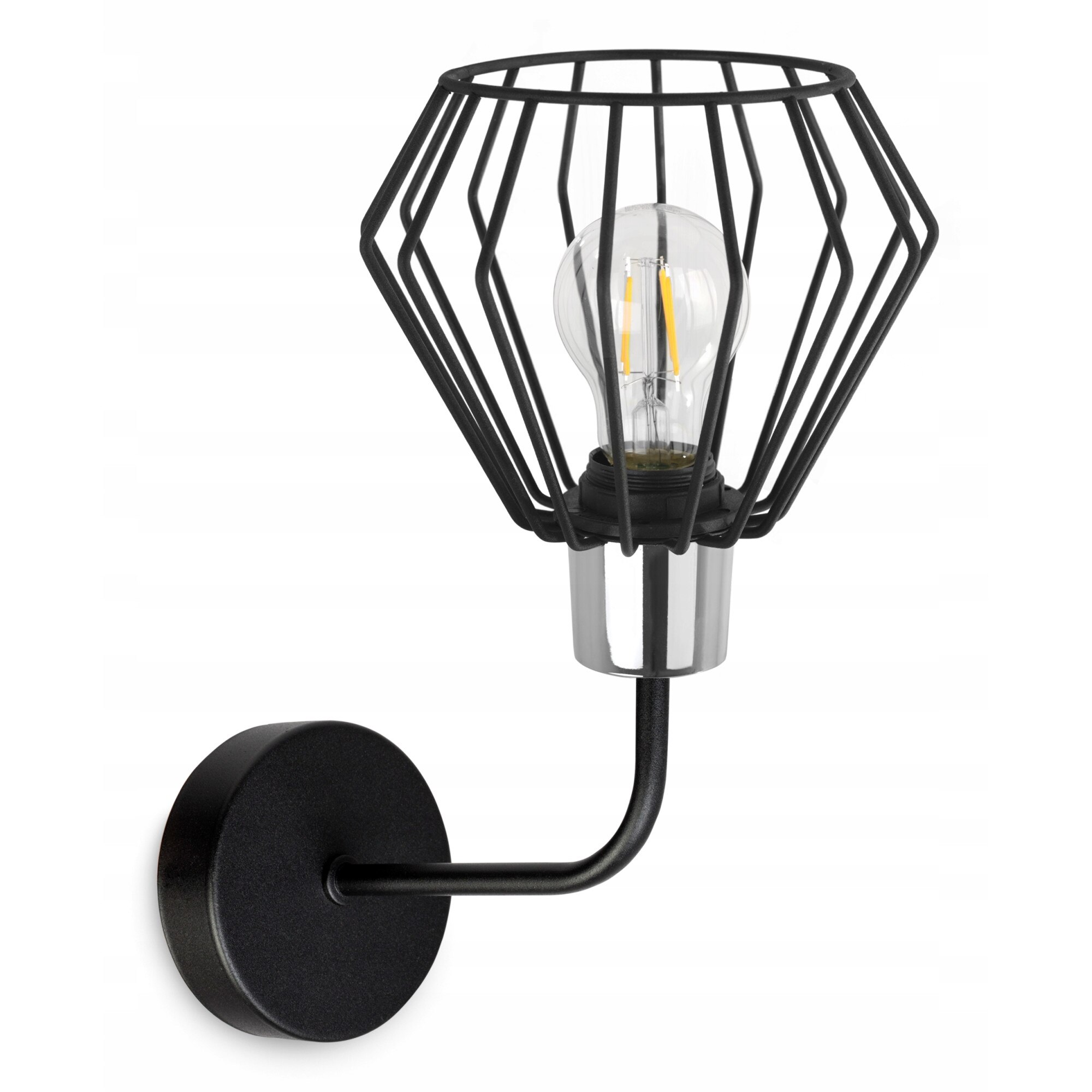 Abajur, Light Home, LED, Metal, Negru - eMAG.ro