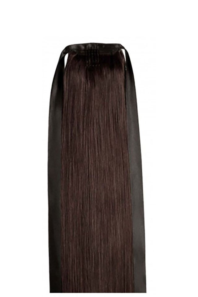 Coada din Par Natural Saten Inchis 55 CM - eMAG.ro