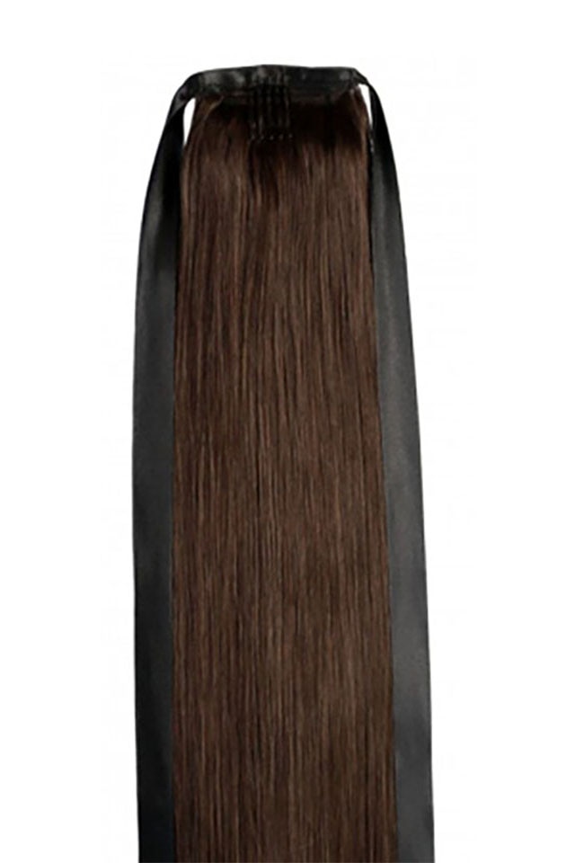 Coada din Par Natural Castaniu Inchis 55 CM - eMAG.ro