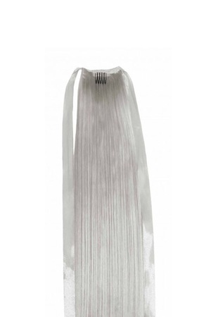 Coada din Par Natural Silver Grey 60 CM - eMAG.ro
