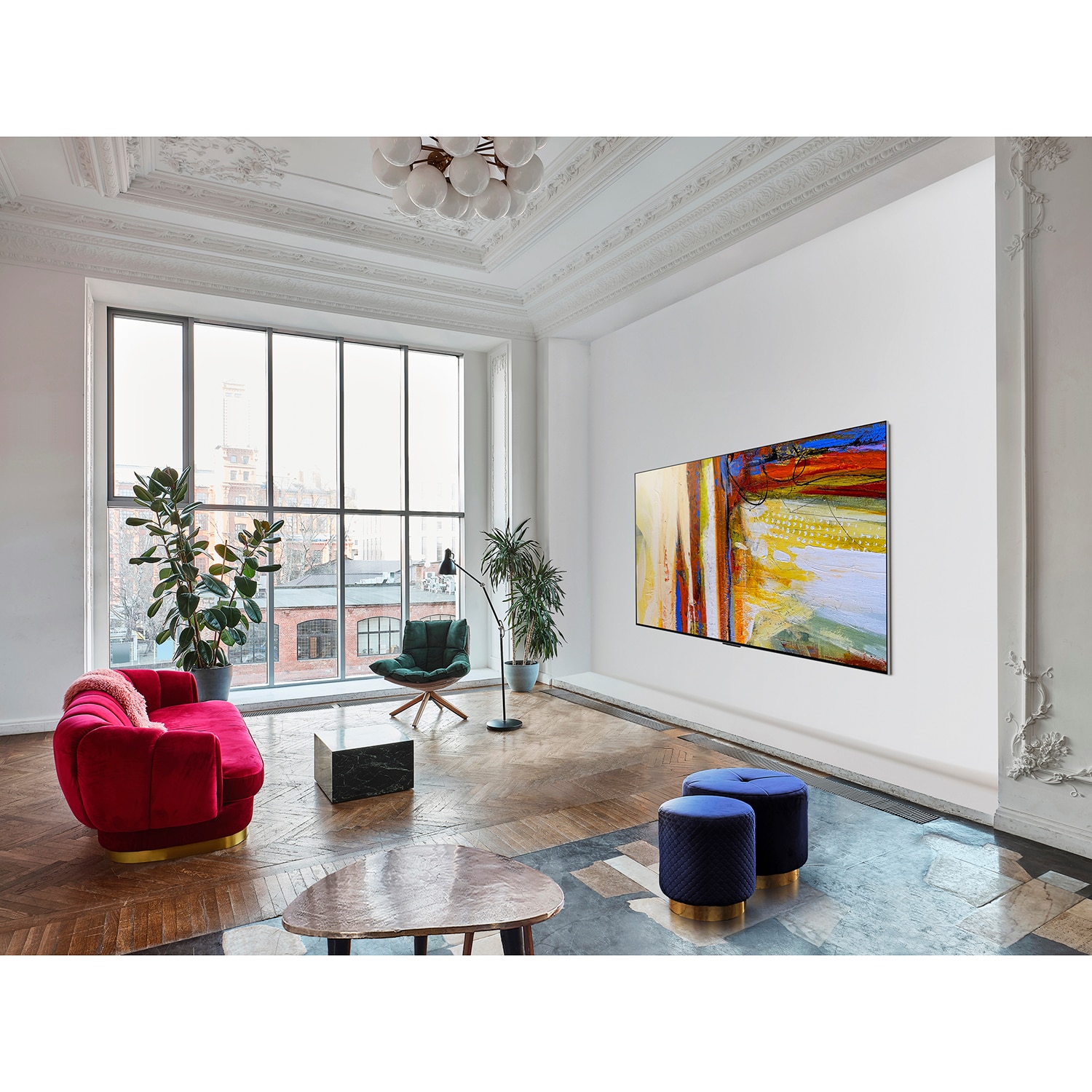 LG OLED65G33LA Gallery OLED evo Smart 4K Televízió, 164 cm, Ultra HD ...