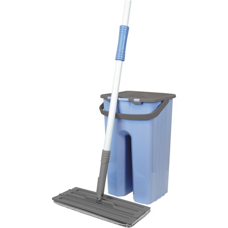 Set galeata cu mop plat Ertone, albastru - eMAG.ro