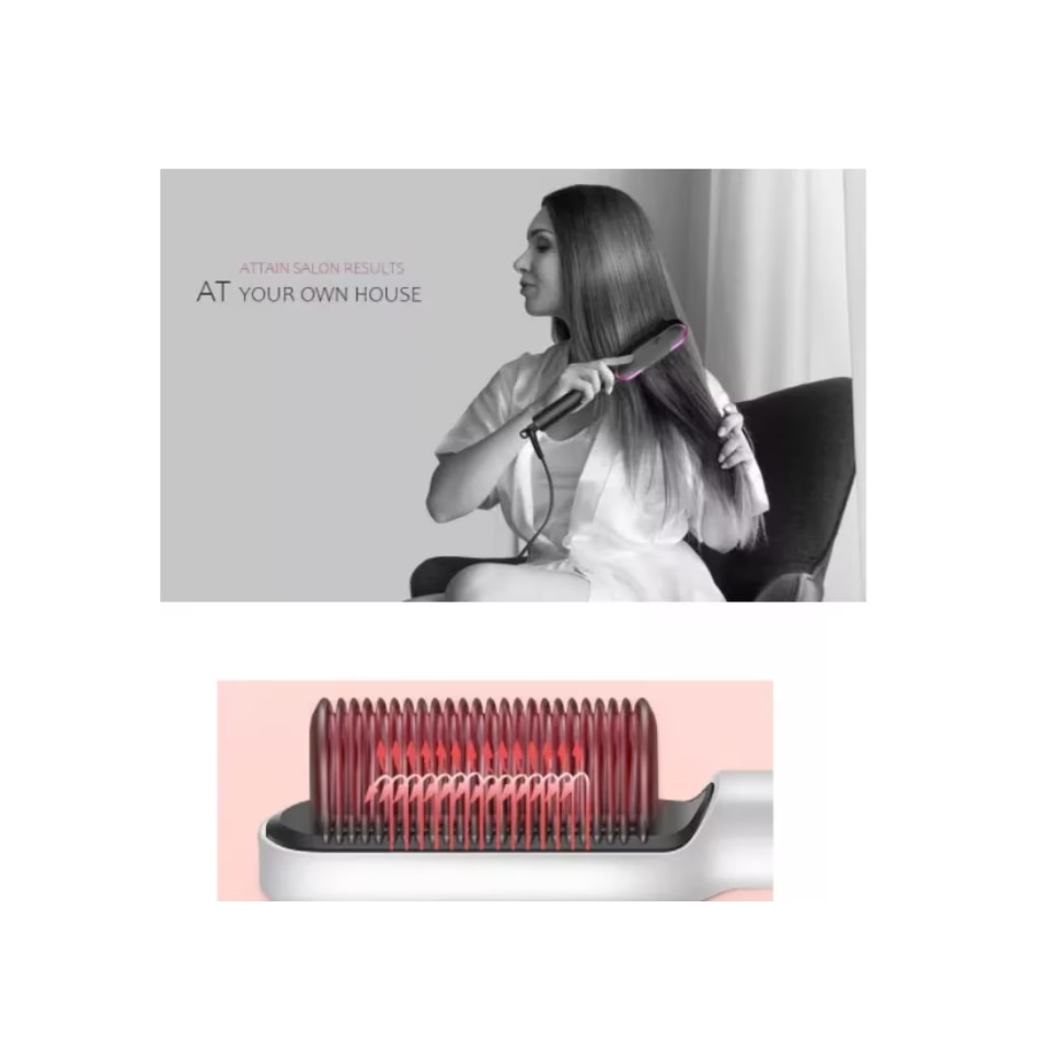 Perie electrica, profesionala, pentru indreptat parul si coafat, 5 ...
