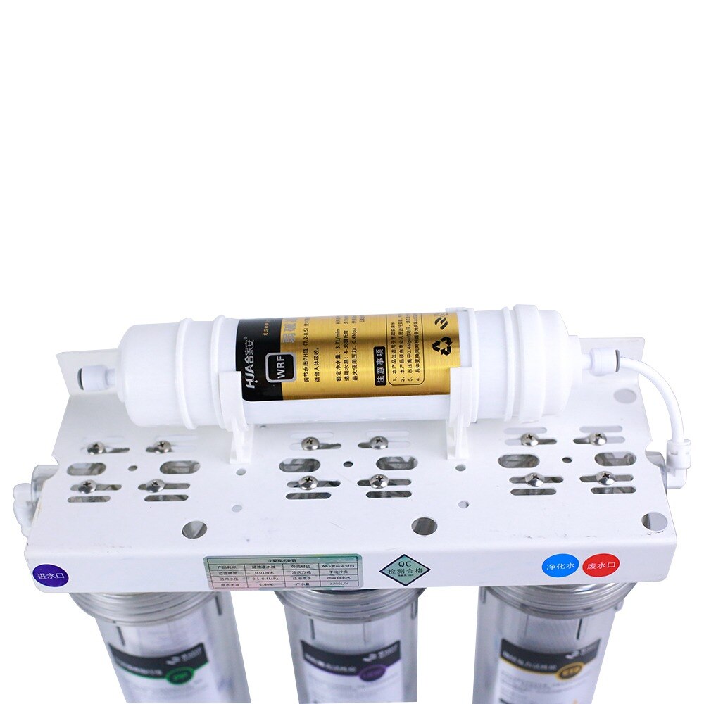 Tisztító rendszer Ultrafiltration 5 fokozatú HIDLY, PP+UDF+CTO+UF+T33, fehér - eMAG.hu