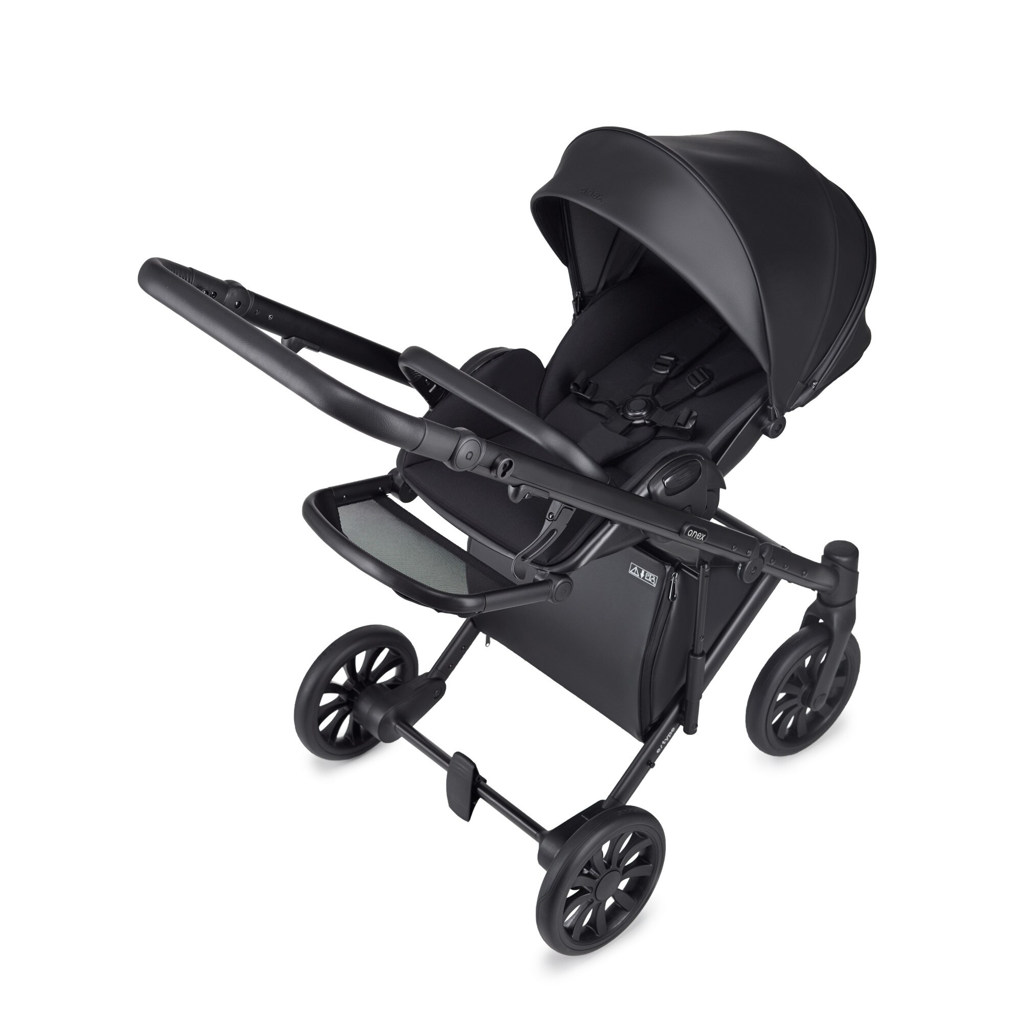 Carucior, Anex Baby, E/Type 2in1, Swan, Negru/Gri - eMAG.ro