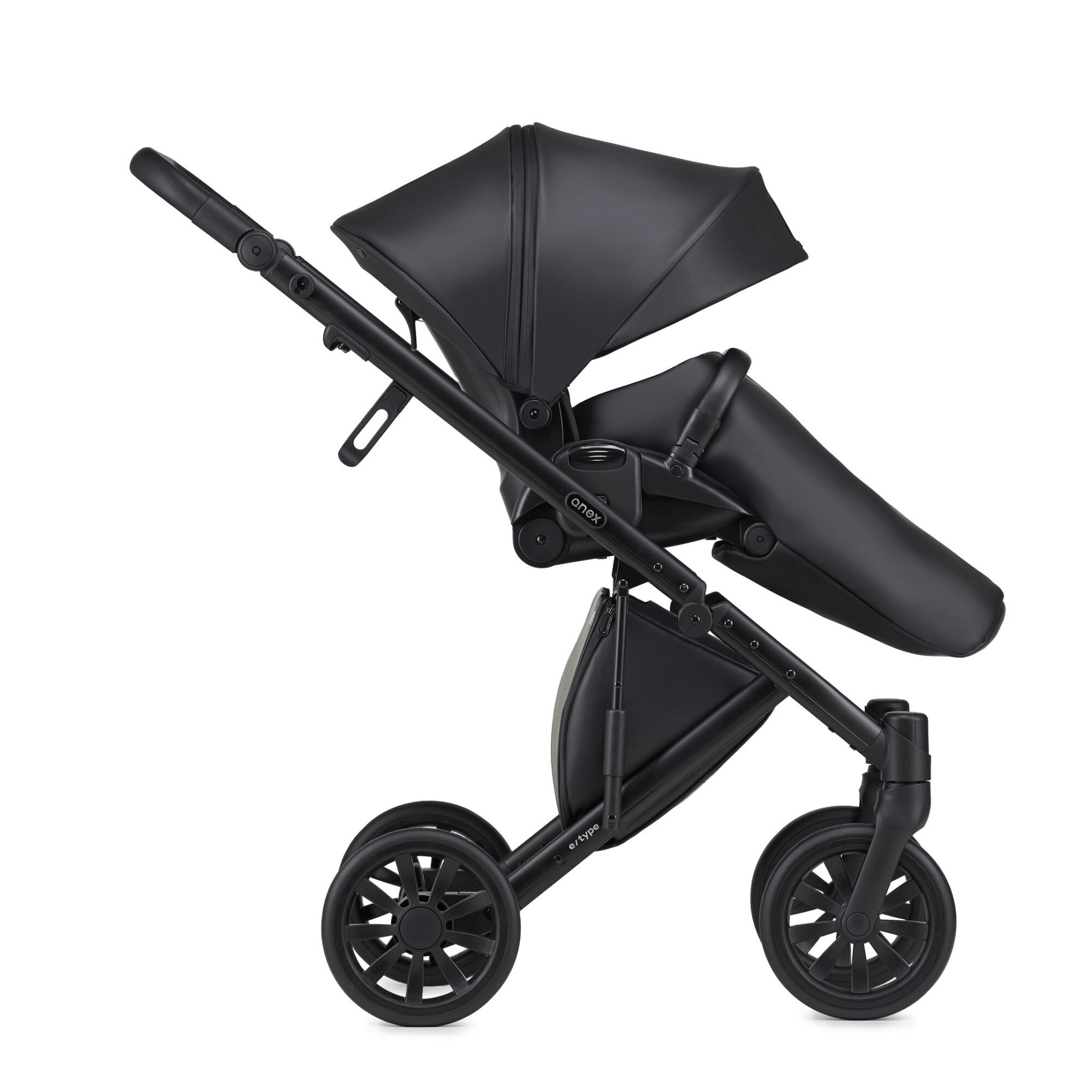 Carucior, Anex Baby, E/Type 2in1, Swan, Negru/Gri - eMAG.ro