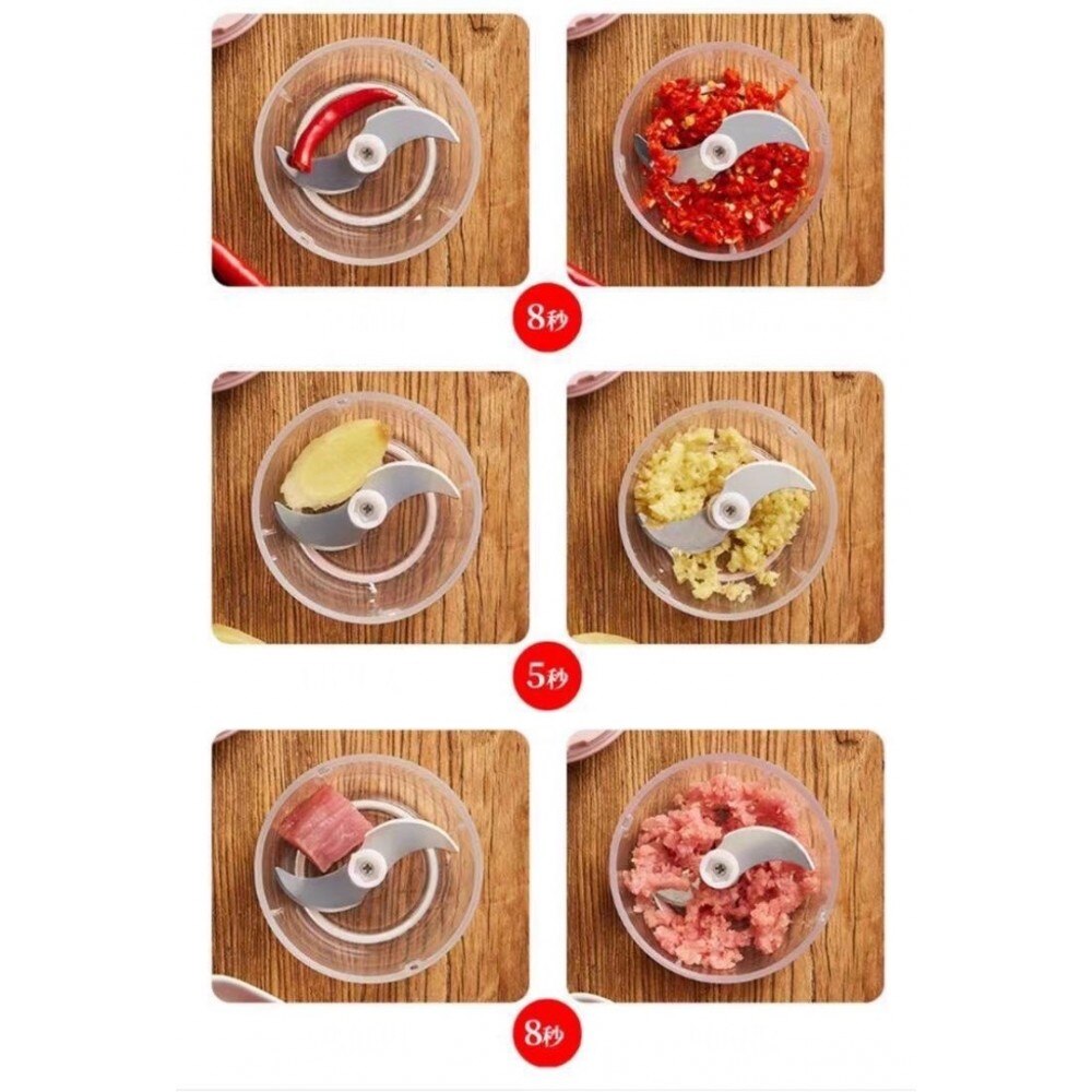 Aparat electric maruntit usturoi si ghimbir, USB charge - eMAG.ro