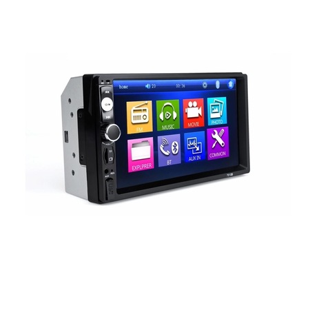 Player auto 7010B, 2DiN, negru, Radio FM, Navigatie, MirrorLink, Mp5, Ecran 7'', Bluetooth ...