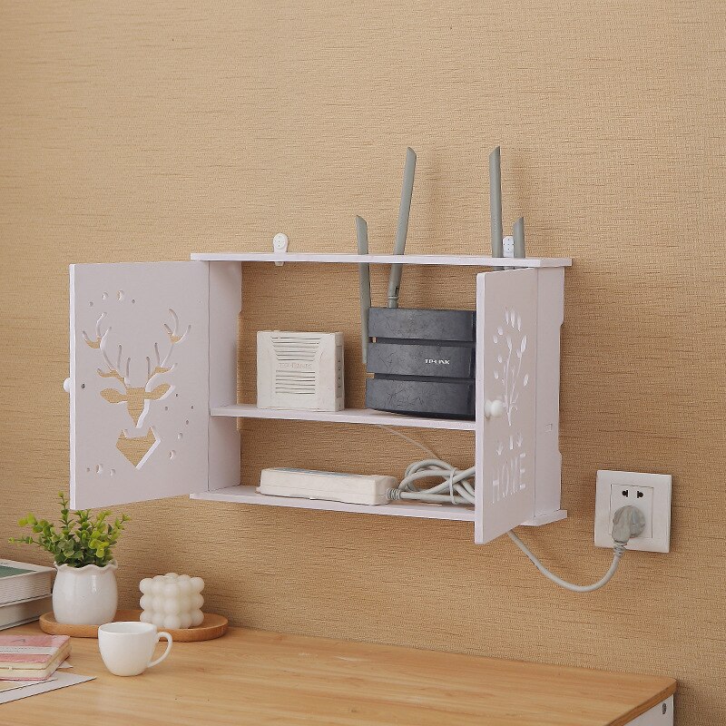 Raft Suport Router Wireless DIGZ™ pentru mascare fire si echipament WI ...