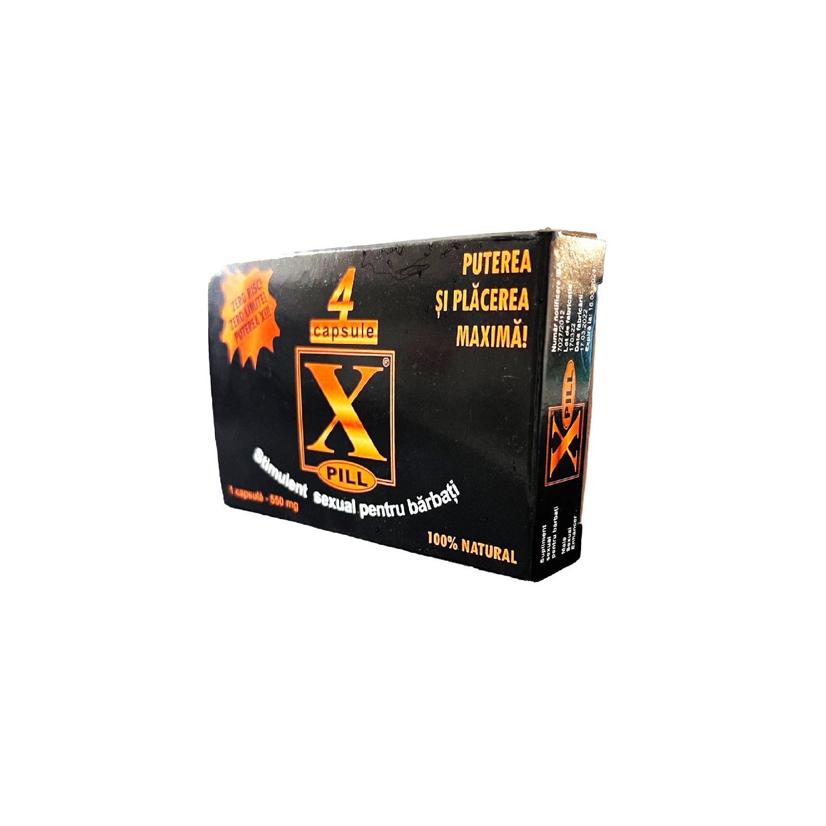 Capsule X-Pill, pentru stimularea erectiei, intarzierea ejacularii si ...