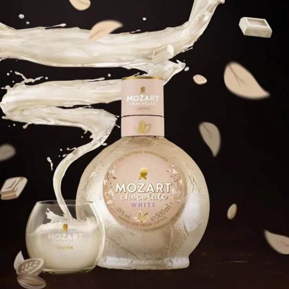 Lichior Mozart Ciocolata Alba Vanilla Cream, 15% Alcool, 700 ml - eMAG.ro