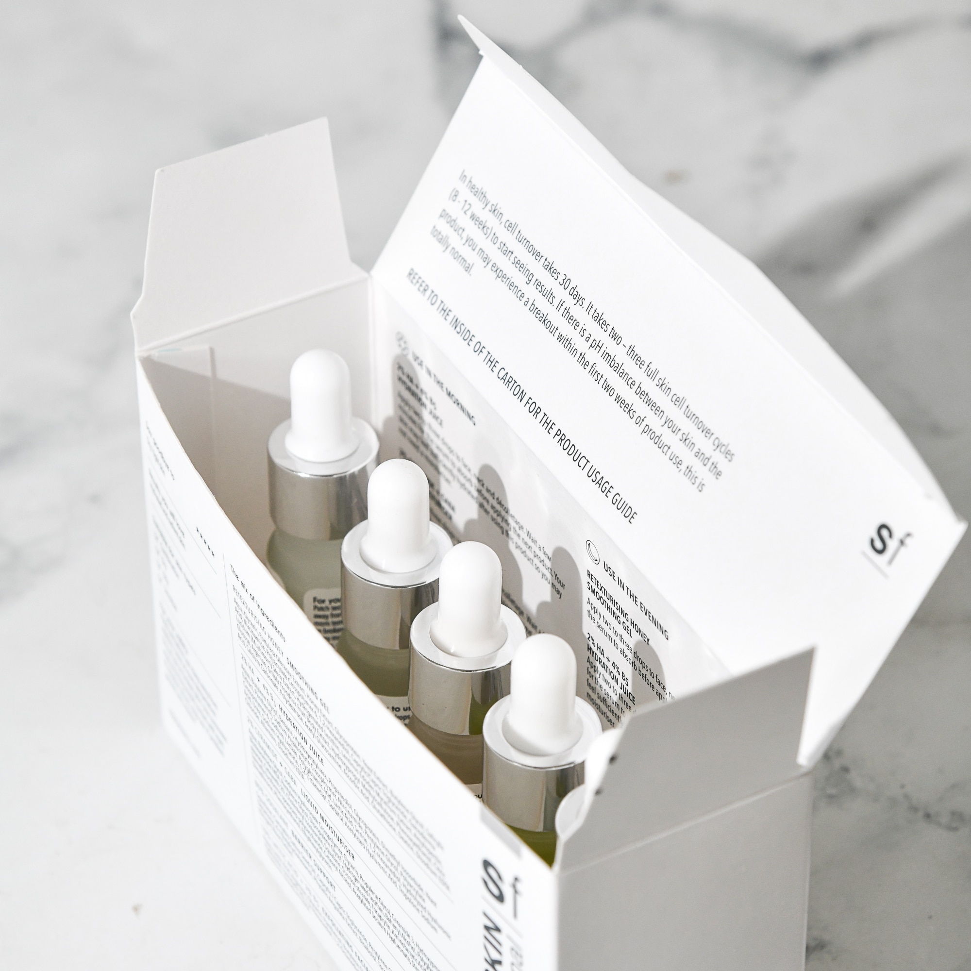 Kit Introductiv Ten Uscat Skin Functional, de Calatorie, Ser Exfoliant ...