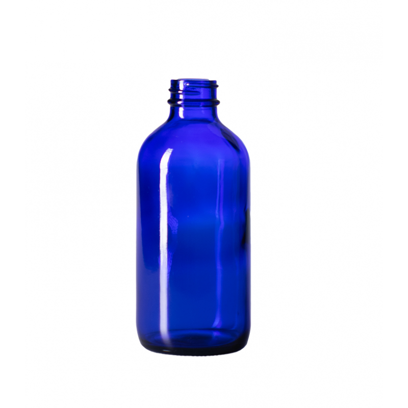 Recipient din sticla albastra cu pompa dozatoare alba 250 ml - eMAG.ro