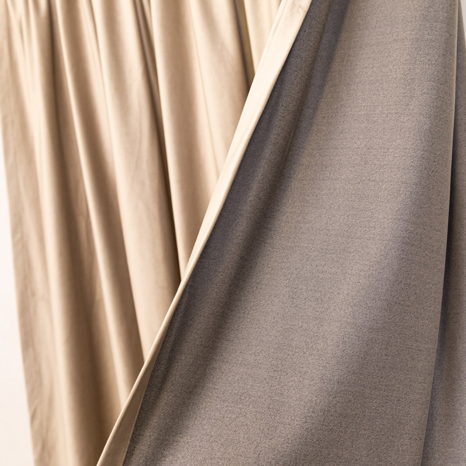 Set 2 draperii Hiko COMFY DIMOUT catifea bej 2x400x250 cm, cu rejansa ...