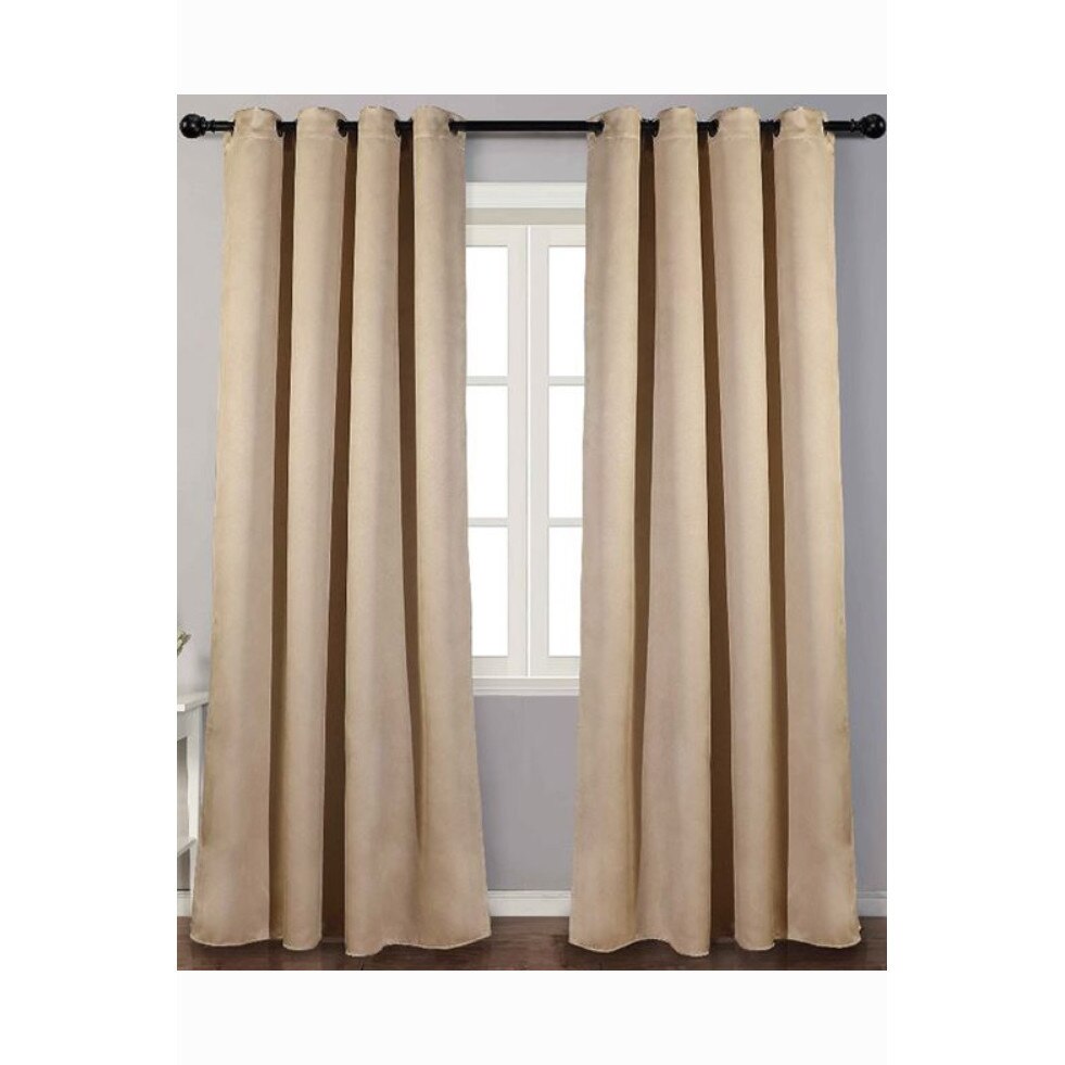 Draperie bej reliefat 140*260 - eMAG.ro