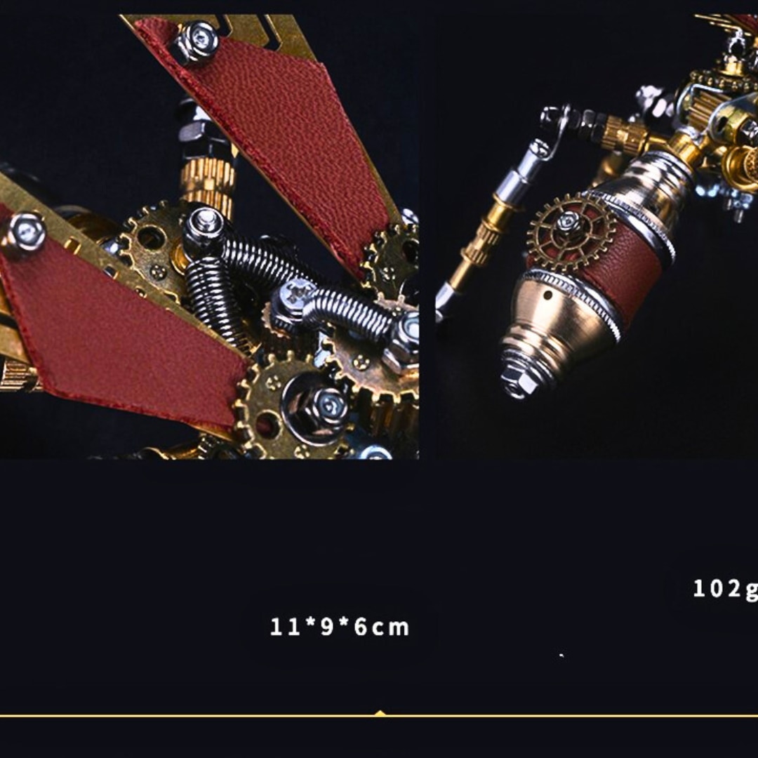 Puzzle 3D mecanic, insecta metal, 290 piese, multicolor, cipsir - eMAG.ro