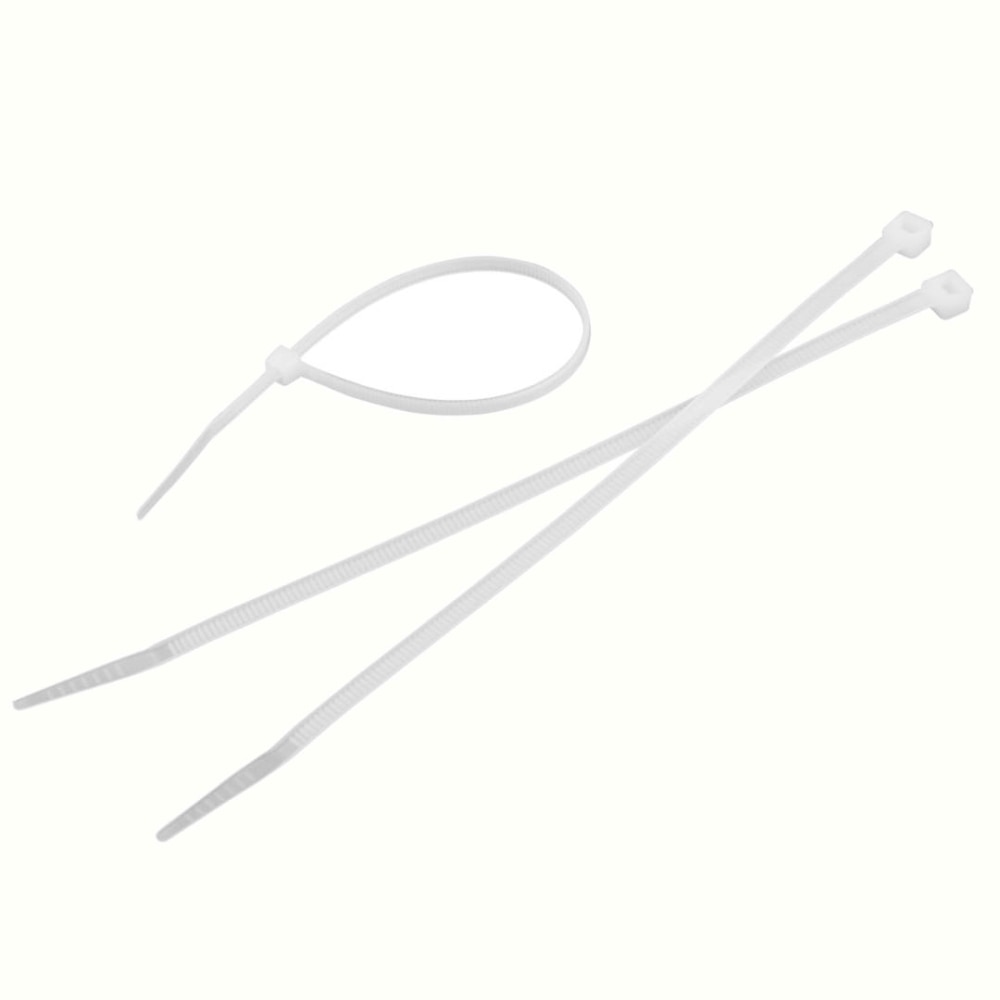 Coliere pentru cabluri TOLSEN din nailon 4.8x350mm, alb, set 100 buc ...