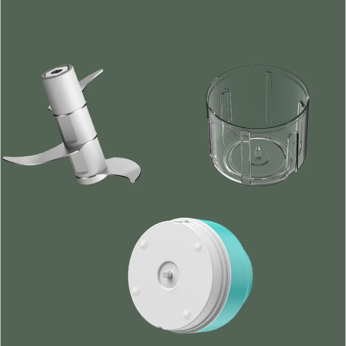 Mini tocator electric At Performance, 45W, pentru usturoi, legume ...