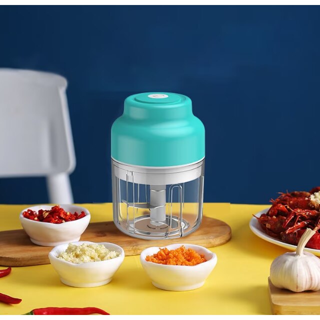 Mini tocator electric At Performance, 45W, pentru usturoi, legume ...