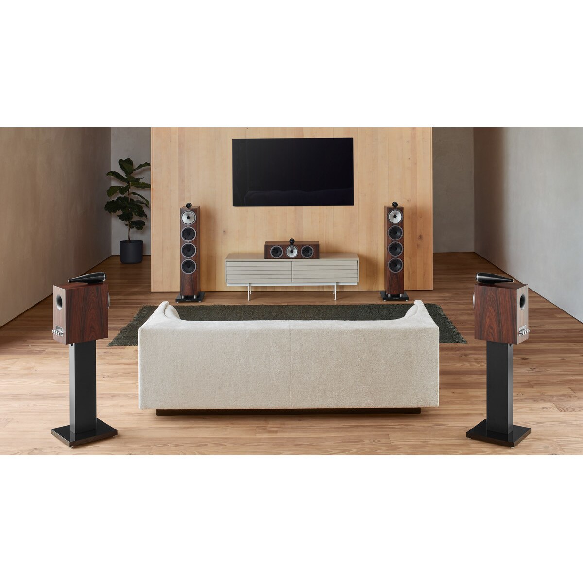 Set 2 boxe de podea Bowers & Wilkins 702 S3, Mocha - eMAG.ro