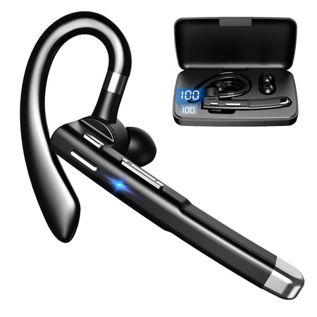 Casca Bluetooth Wireless, Bluetooth 5.0, Autonomie 100h, Sunet HD, 2 ...