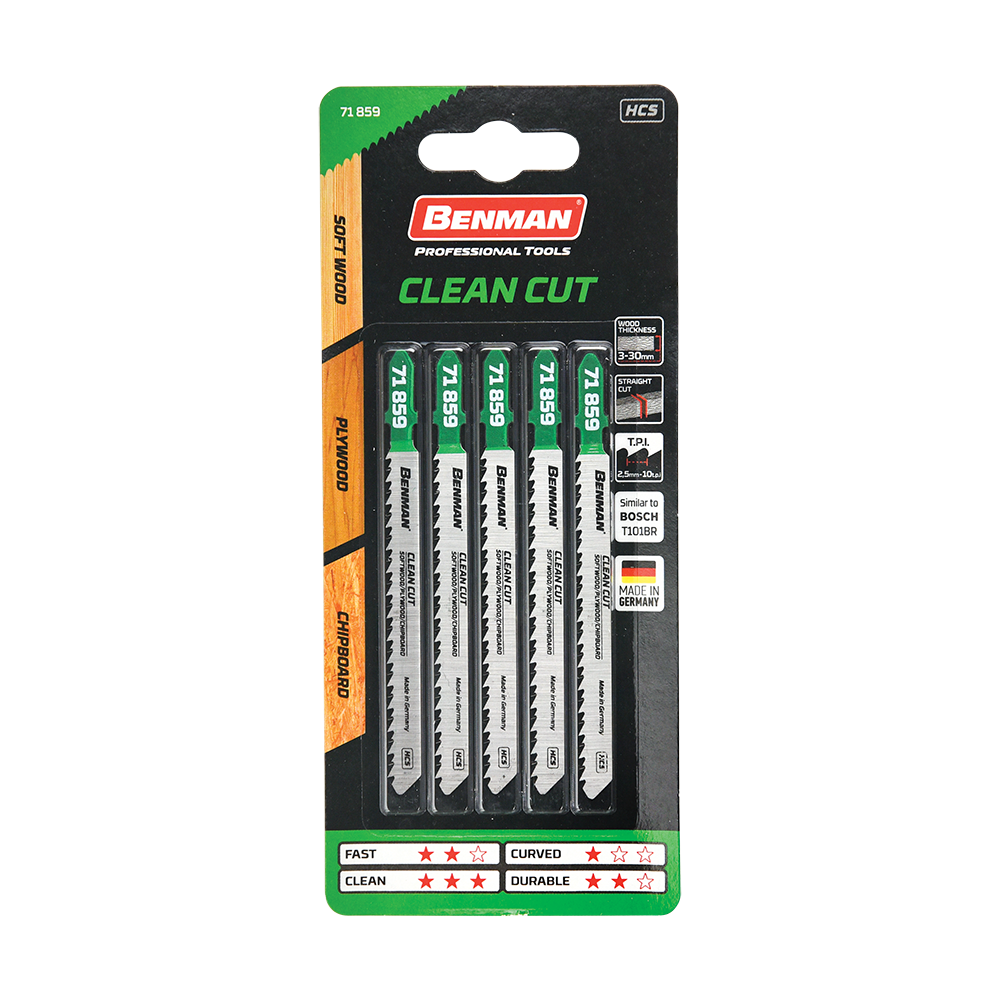 Set 5 lame de fierastrau pentru placaj si pal Benman - eMAG.ro