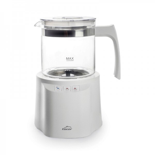 Aparat pentru spumat laptele, Lacor Magnetic, 3 in 1, detasabil, 600 W ...