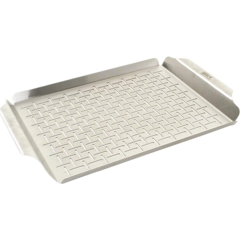 Weber grilltálca, 44x30 cm, Rozsdamentes acél - eMAG.hu