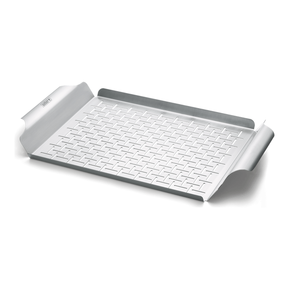 Weber grilltálca, 44x30 cm, Rozsdamentes acél - eMAG.hu