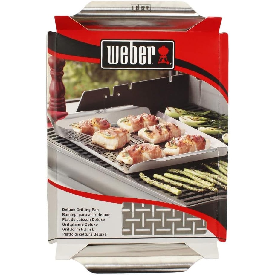Weber grilltálca, 44x30 cm, Rozsdamentes acél - eMAG.hu