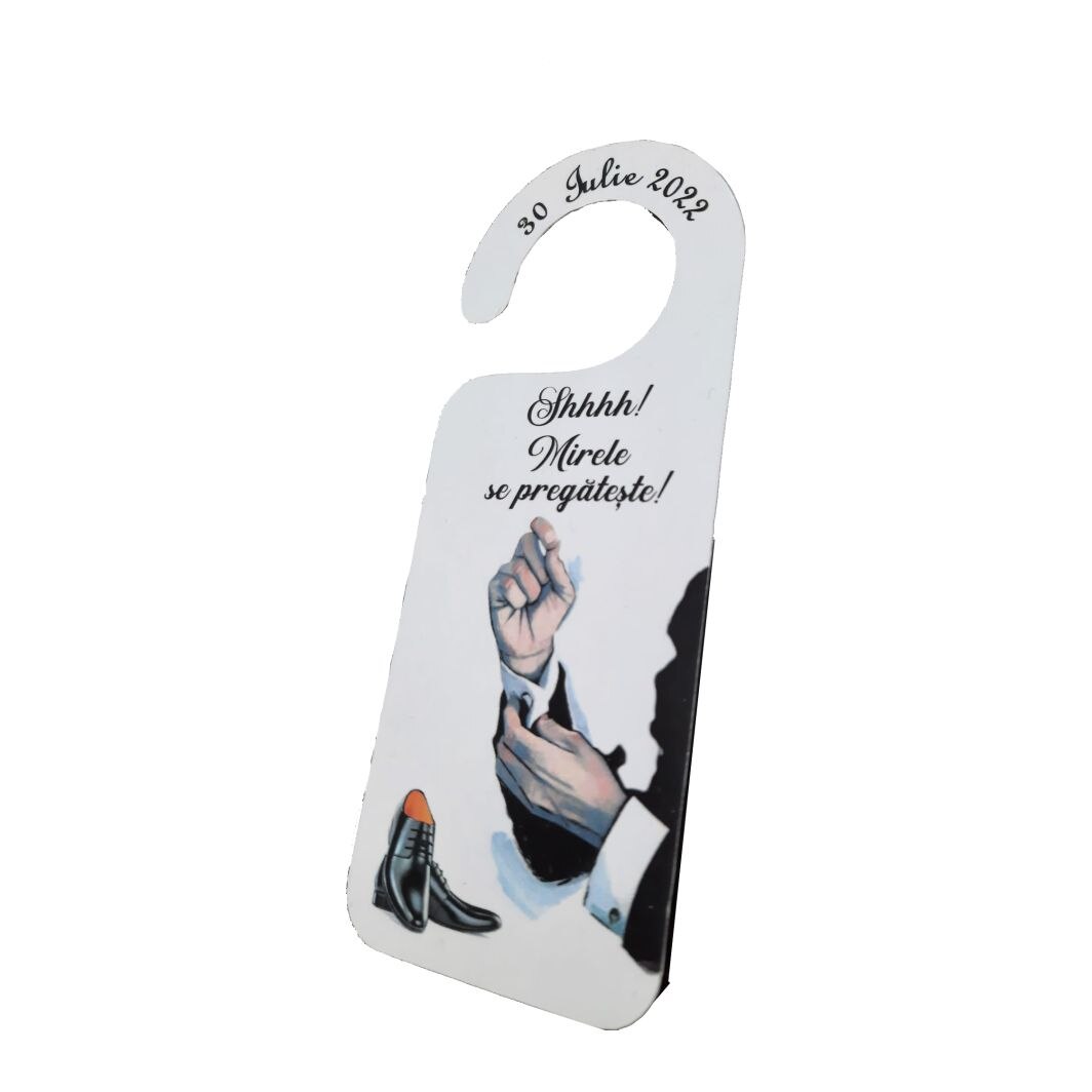 Placuta Usa Mire, Nunta, Personalizata, 15x6cm, PUSHH008 - eMAG.ro