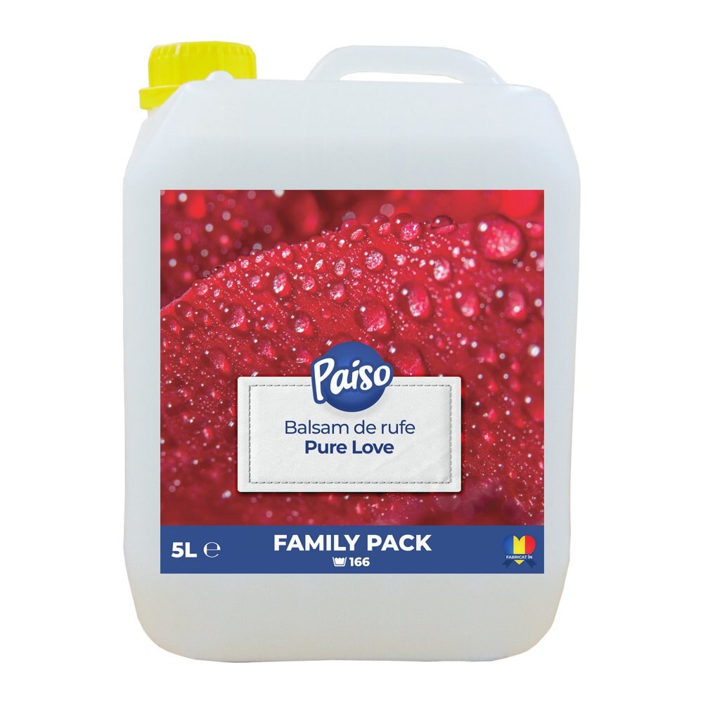 Balsam de rufe Paiso - Pure Love, 166 spalari, 5L - eMAG.ro