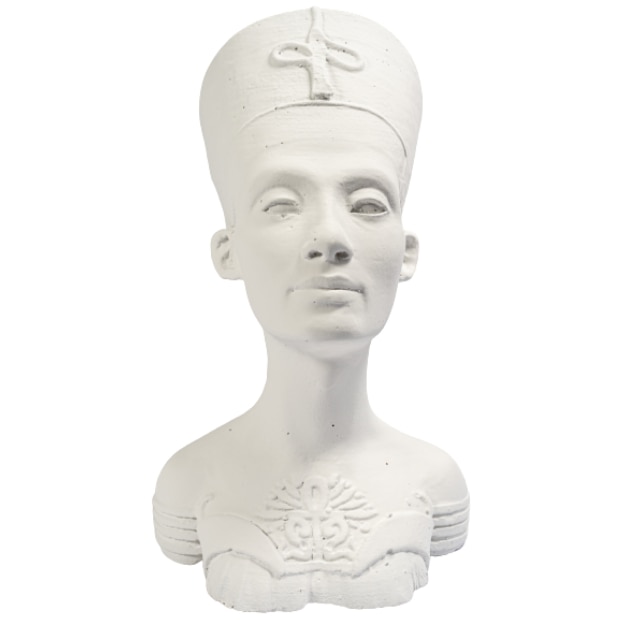 Vaza Nefertiti, alb, pentru interior, 28x18x18 cm - eMAG.ro
