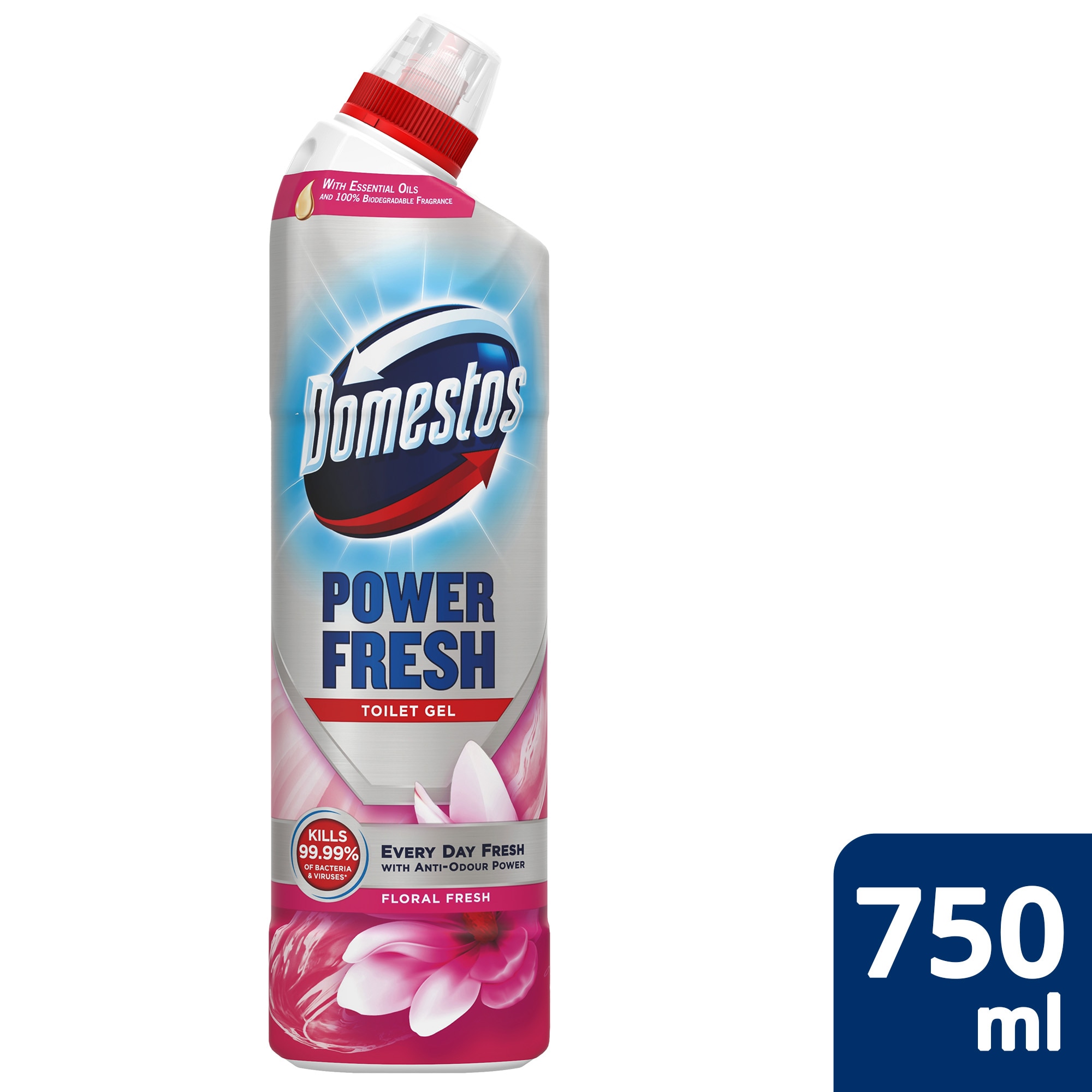 Domestos Power Fresh Floral WC tisztító gél, 700ml - eMAG.hu