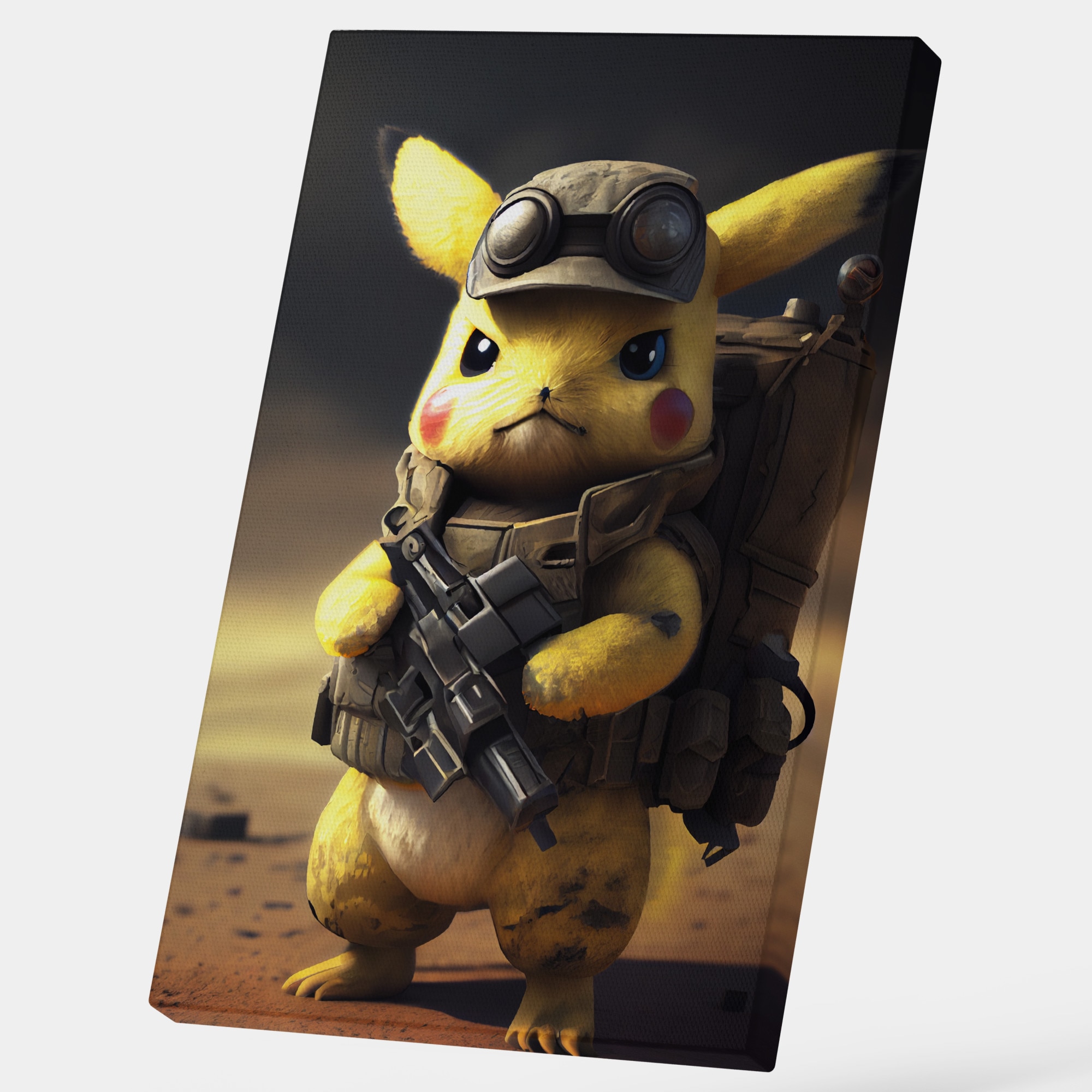 Vászonfestmény Pikachu Pokémonnal, Cserkészek, Hadsereg, Háború ...