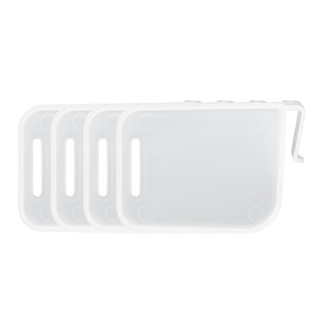 Set 4x separator raft usa pentru frigider, 5.5 cm x 7.7 cm, albe - eMAG.ro