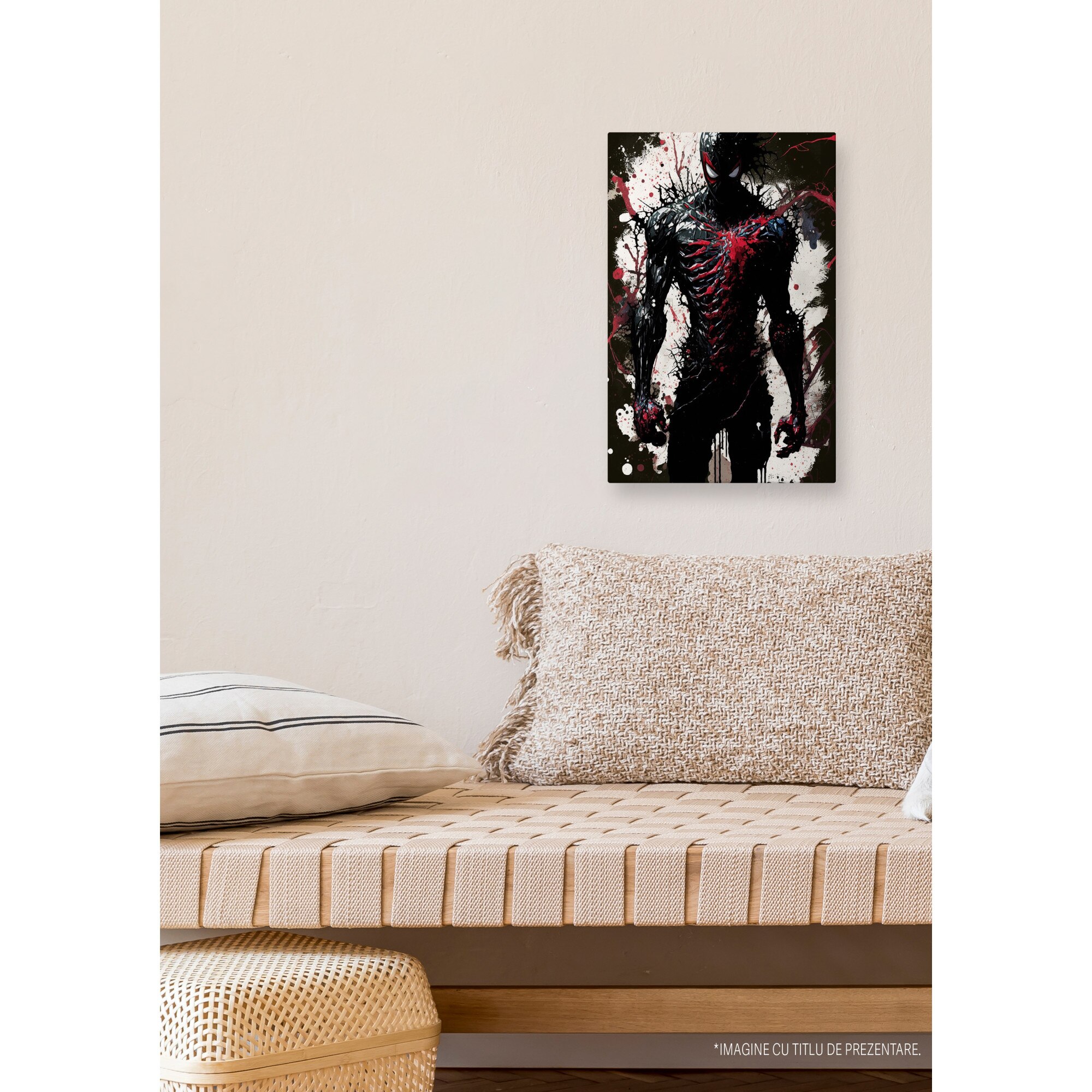 Tablou Canvas Venom Sange, SpiderMan, Super Eroi, Desene Animate ...
