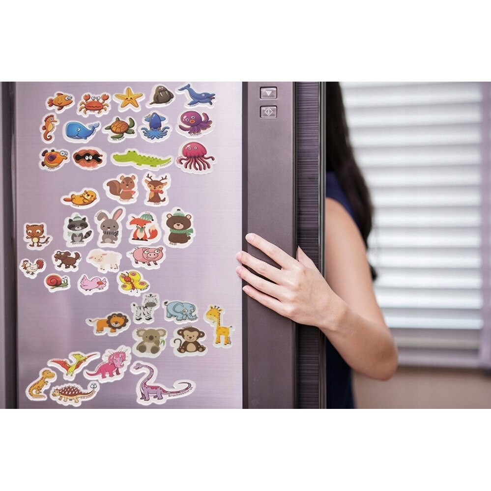 Set 42 Figurine, Magneti cu Animalute, Educative, Pentru Copii ...