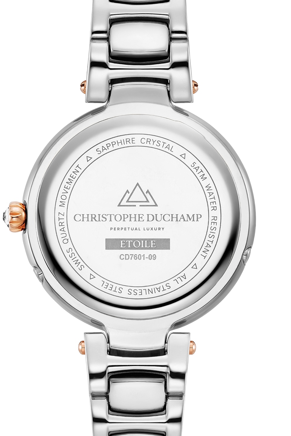 Christophe Duchamp, Часовник с диаманти на циферблата, Сребрист ...