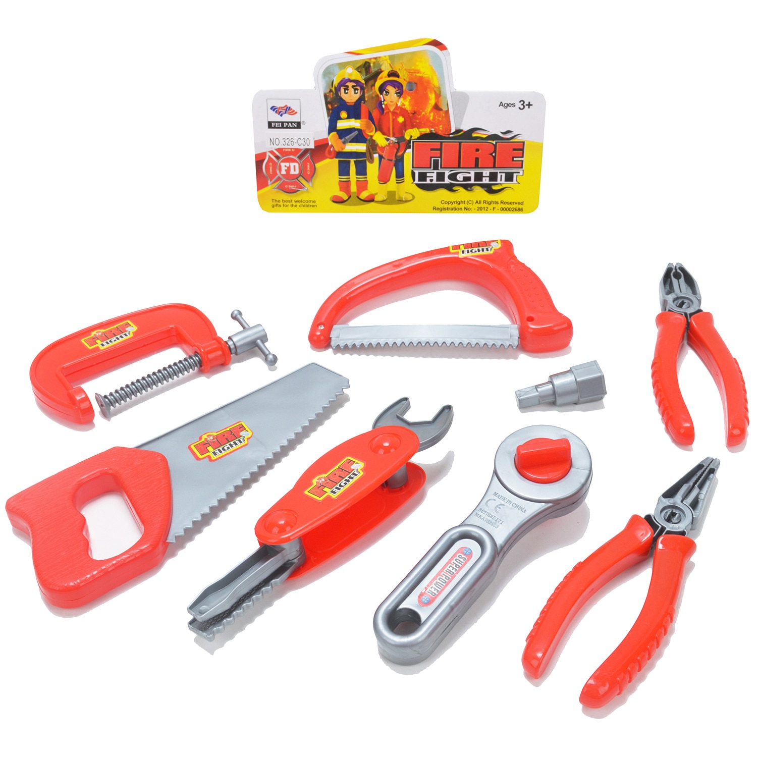 Set scule de jucarie, Trifox, Plastic, Multicolor - eMAG.ro