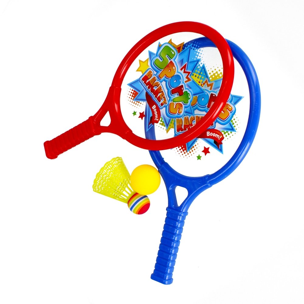 Set badminton copii, Trifox, Plastic/Spuma, Multicolor - eMAG.ro