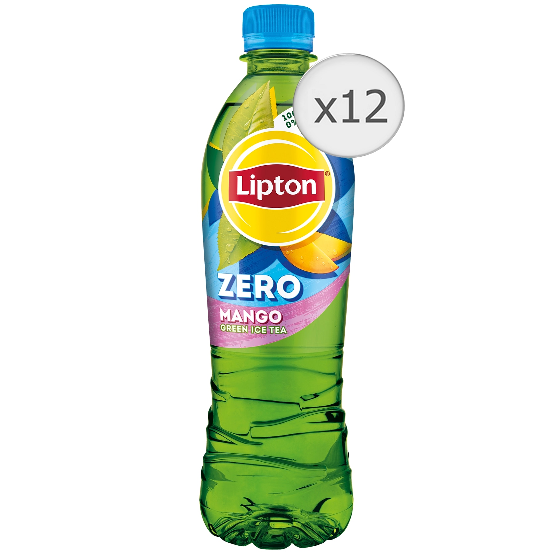 Lipton Zero mangó ízű zöld tea, 12x0.5l - eMAG.hu