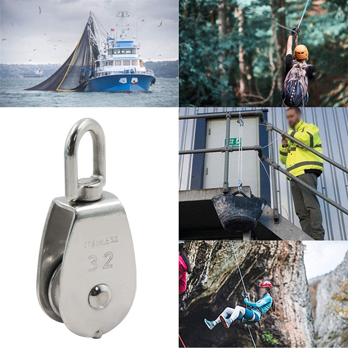 Set de 2 scripeti, Inox, Argintiu - eMAG.ro