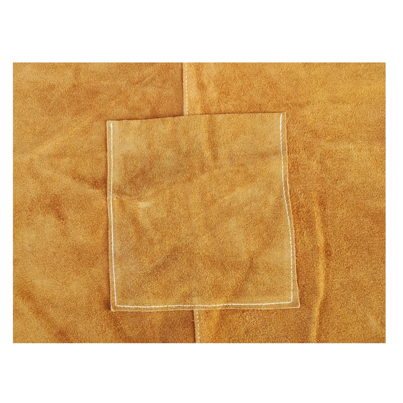 Sort de sudura, Piele naturala, 60 x 90 cm, Galben - eMAG.ro