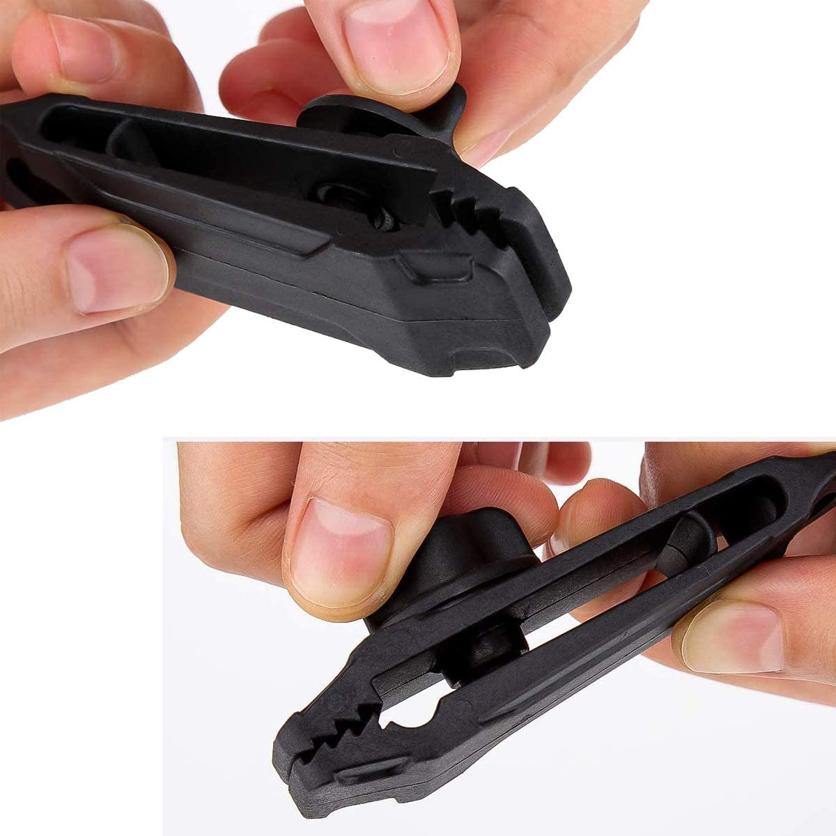 Set 12 cleme de prindere pentru prelata/corturi, negru - eMAG.ro