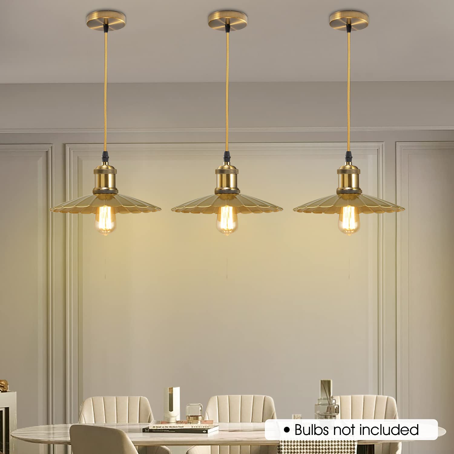 Lampa suspendata, Starlight, Aluminiu, E27, 100 cm, Reglabila, Bronz ...